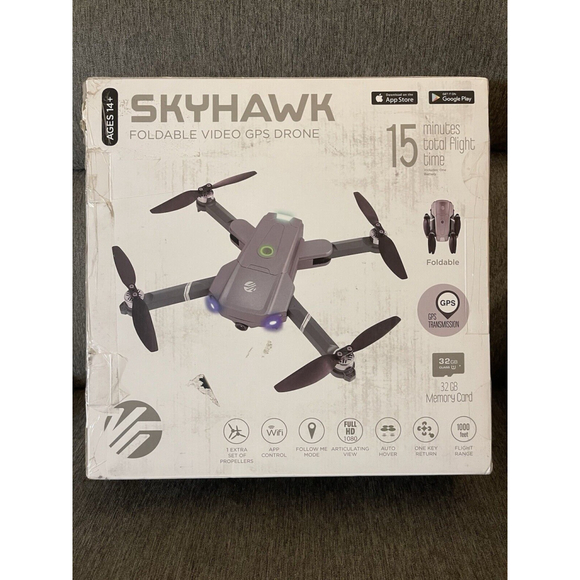 SKYHAWK | Cameras, Photo & Video | Skyhawk Foldable Video Gps Drone ...